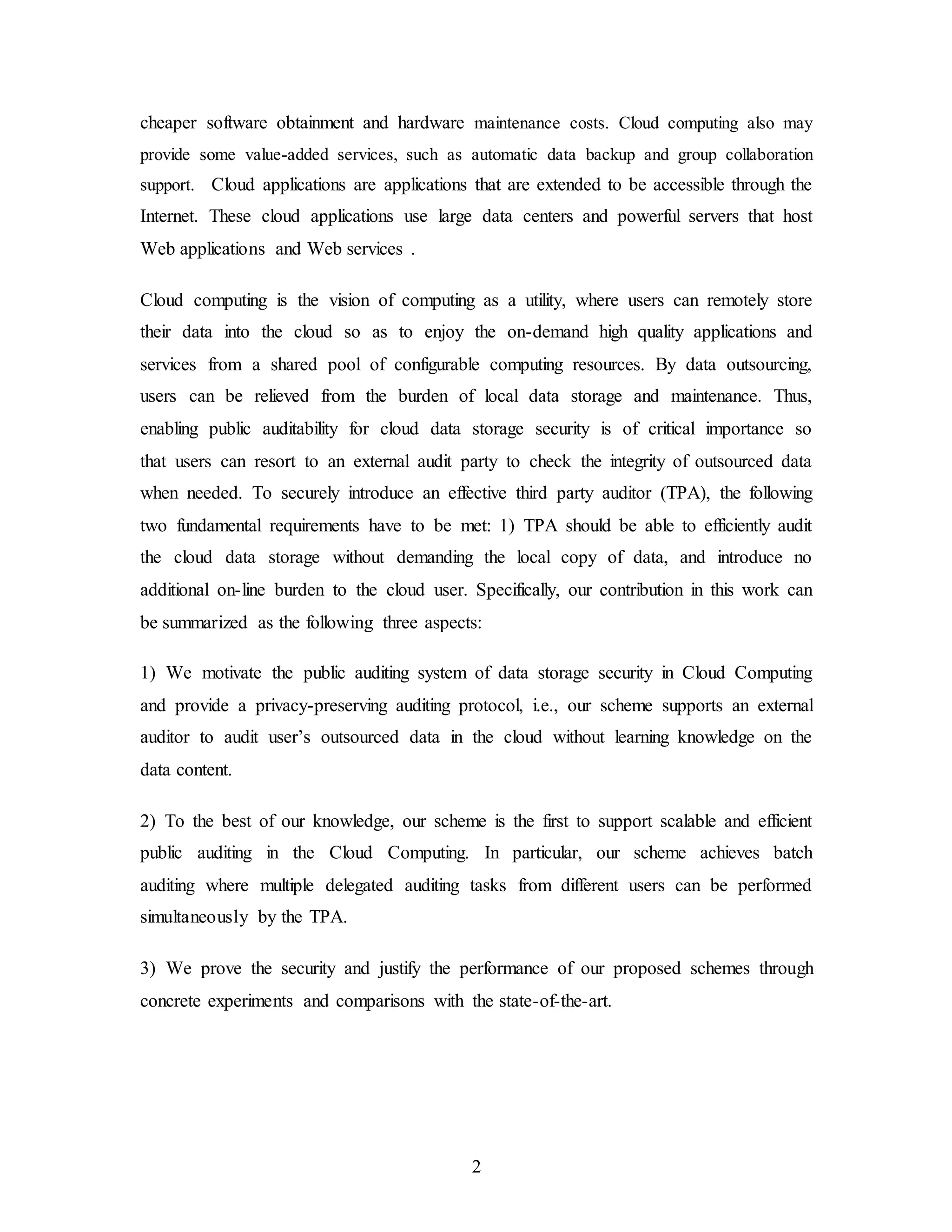 Security threats in cloud computing | DOC