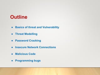 Security_Threats_and_Vulnerabilities in Computer System | PPTX