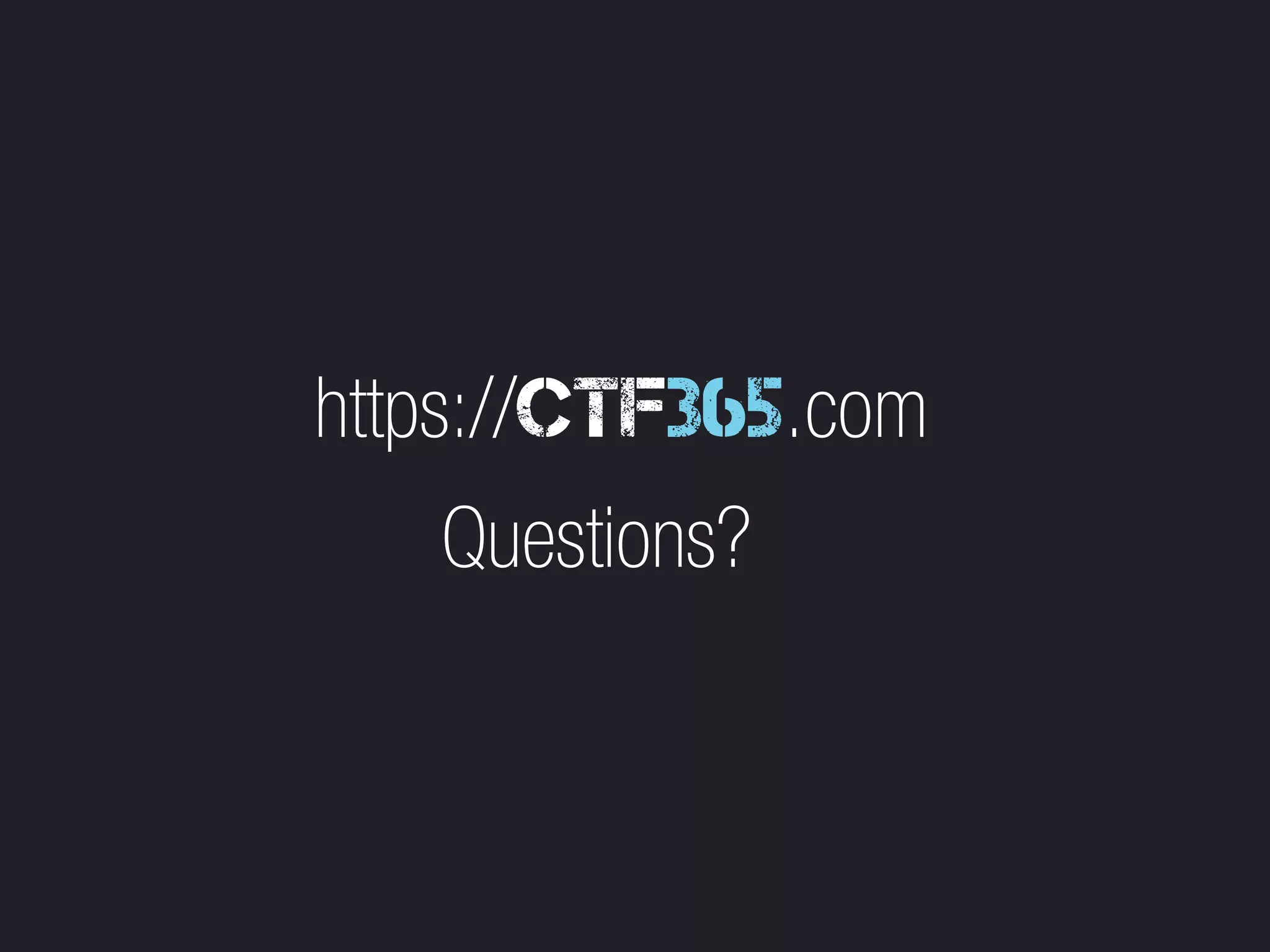 CTF365 - Security Training Platform | PDF