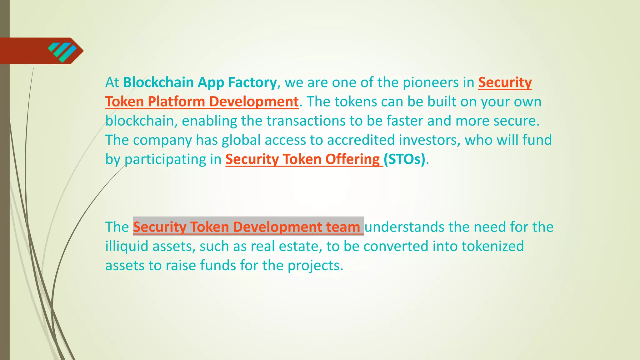 Security token offering (STO) | PPTX