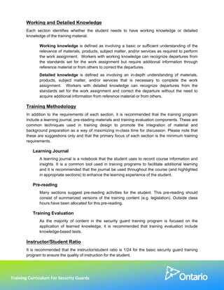 Security t raining for security guard | PDF