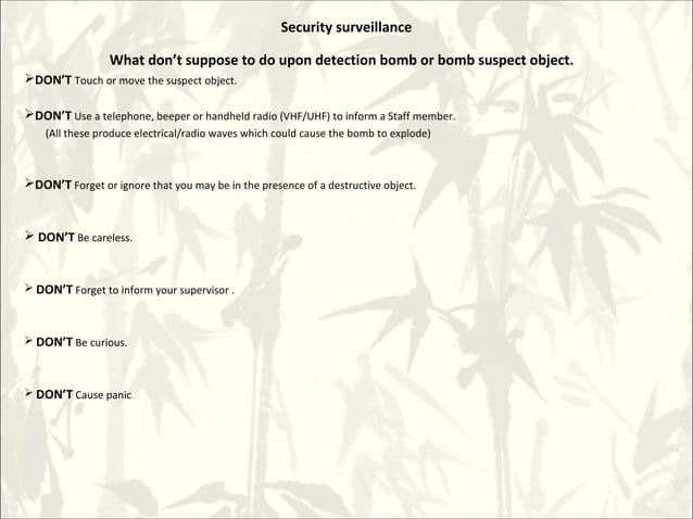 Security Training Module Ppt