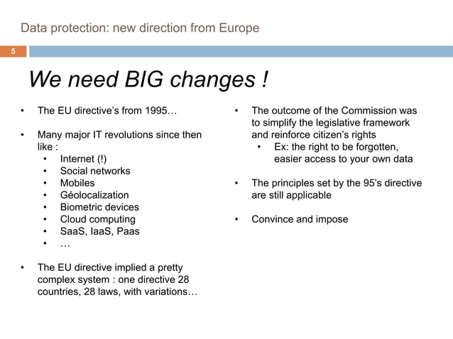 The new data privacy regulation framework | PPT