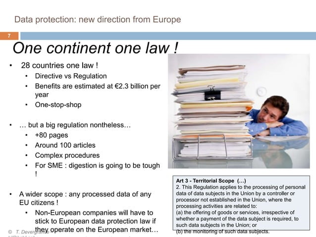 The new data privacy regulation framework | PPT