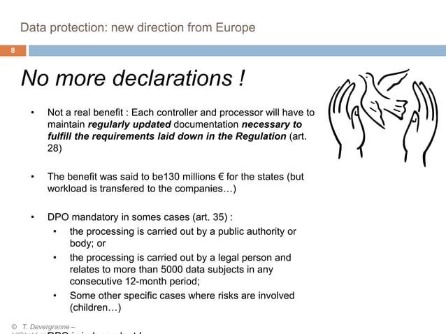 The new data privacy regulation framework | PPT