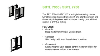 SECURITY TURNSTILES MANUFACTURERS IN USA | PDF