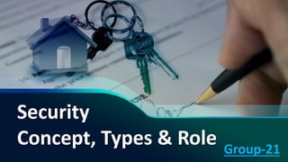 Security Types & Role | PPT