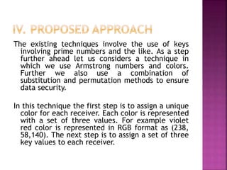 Security using colors and armstrong numbers by sravanthi (lollypop) | PPT