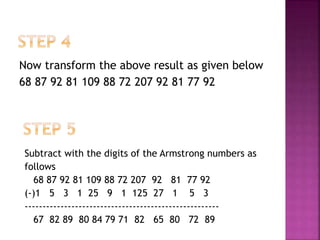 Security using colors and armstrong numbers by sravanthi (lollypop) | PPT