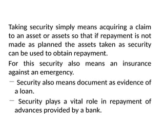 Security Valuation Control for Banking Sector | PPTX