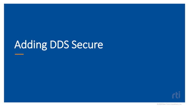 DDS Secure Intro | PPT