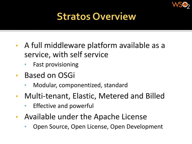 Securing your Cloud Application using StratosLive
