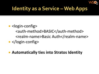 Securing your Cloud Application using StratosLive | PPT