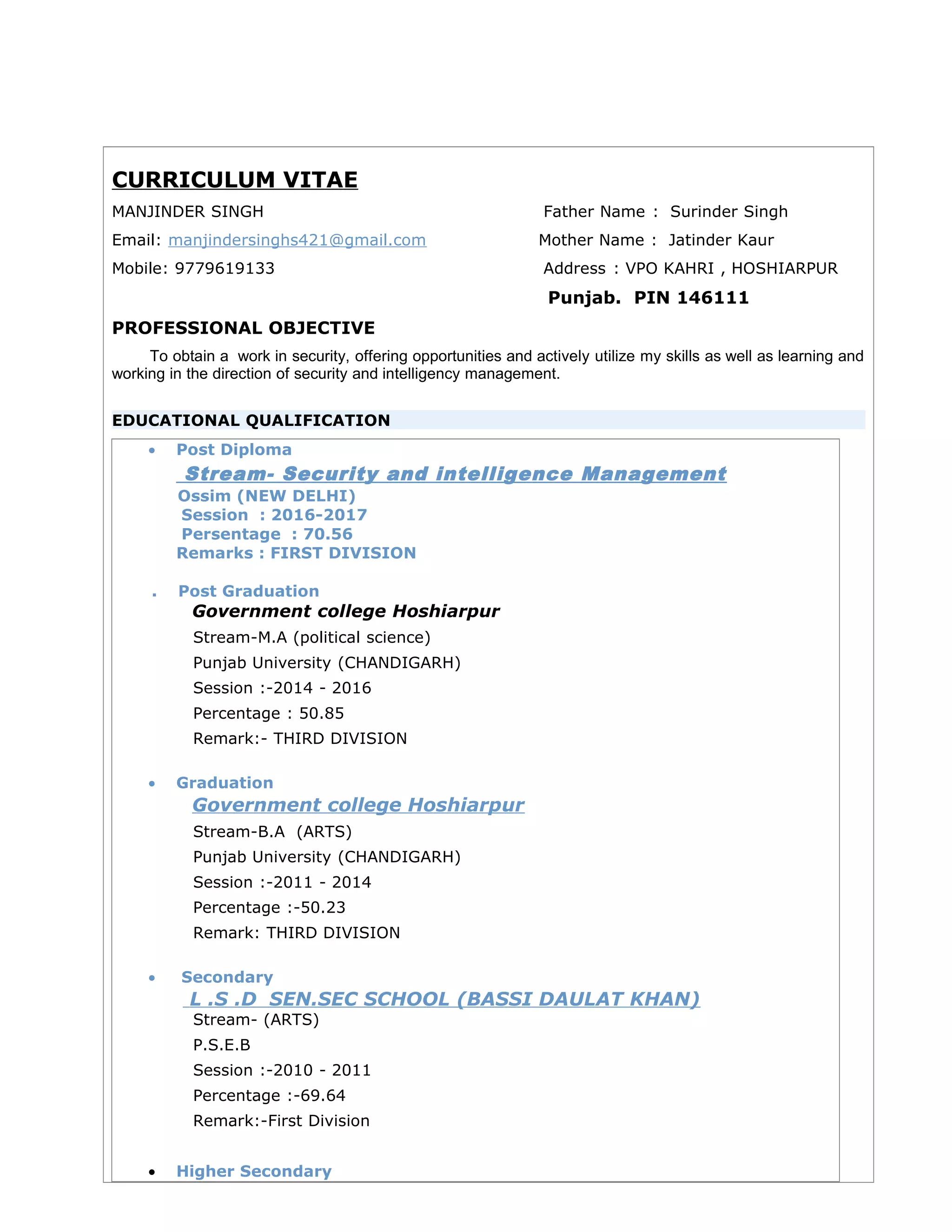 Securty resume | PDF