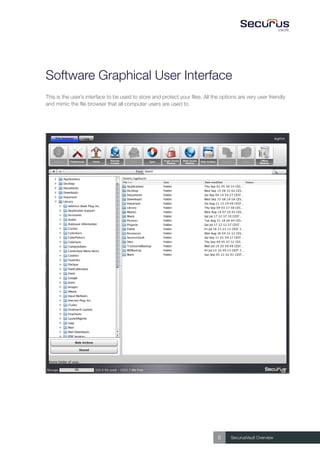 SecurusVault Swiss Data Backup overview | PDF