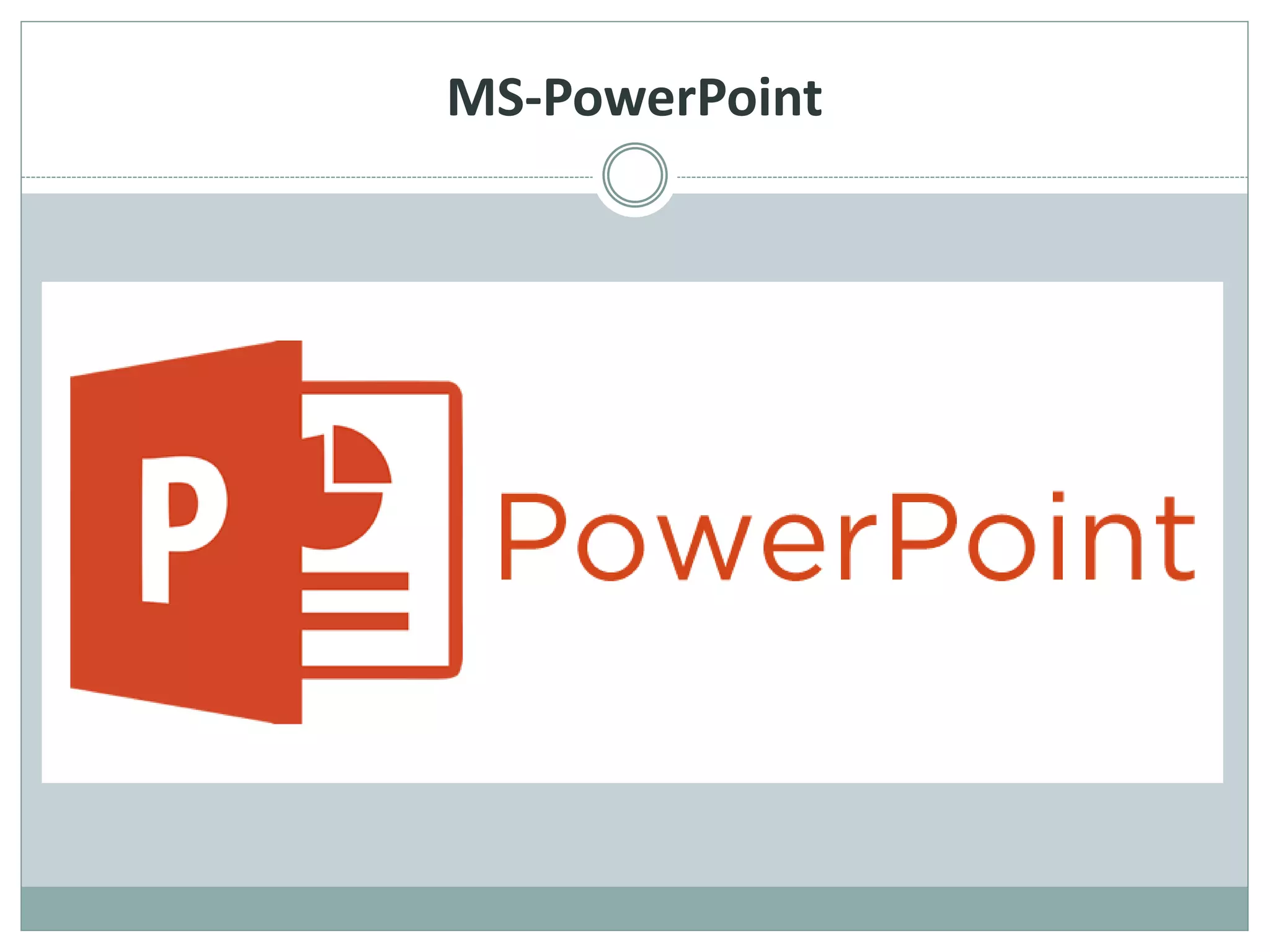 MS Office Automation | PPTX