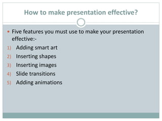 MS Office Automation | PPTX