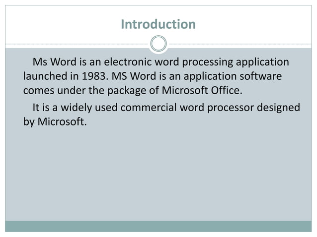 MS Office Automation | PPTX