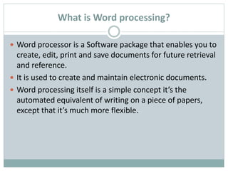 MS Office Automation | PPTX