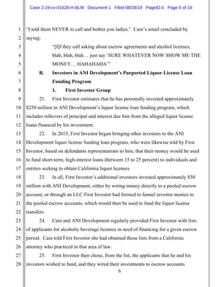 Sec vs Gina Champion-Cain & ANI development | PDF