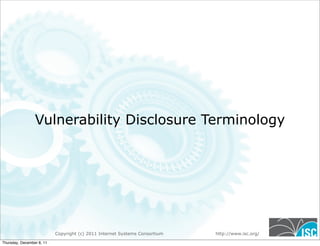 Can Security Vulnerability Disclosure Processes Be Responsible ...