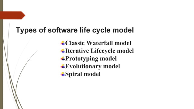 Types of software life cycle model | PPTX