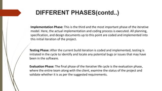 Types of software life cycle model | PPTX