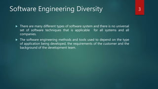 Software Engineering Diversity | PPTX