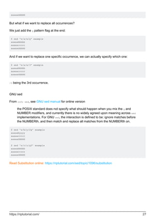 sed.pdf | Operating Systems | Computer Software and Applications