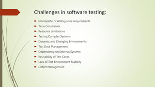 Software testing and types.pptx