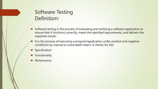 Software testing and types.pptx