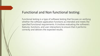 Software testing and types.pptx