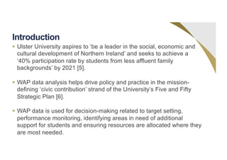 Widening Access and Participation Dashboards for Data Informed Decision ...