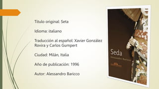 Seda - Presentación Efrain Soto | PPTX
