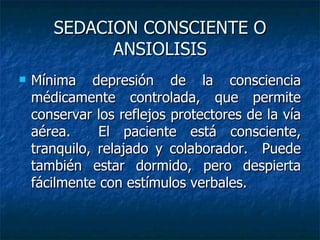 Sedacion En Pediatria | PPT