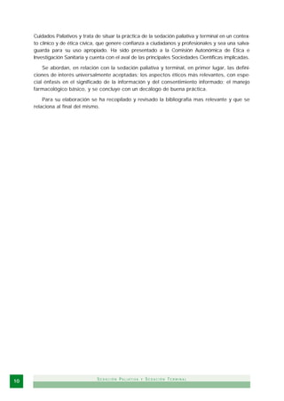 Sedacion paliativa terminal | PDF