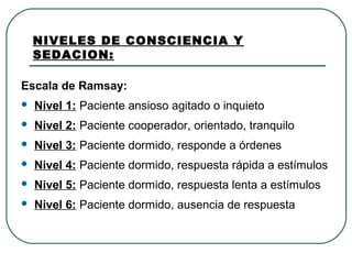 Sedacion, analgesicos y relajacion en uti | PPT