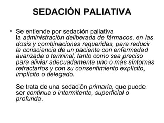 Sedacion paliativa | PPT