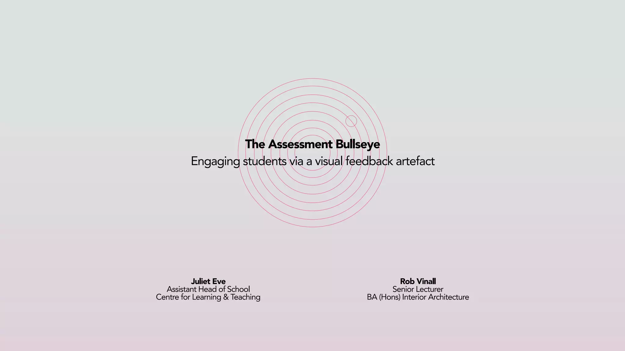 The Assessment Bullseye; Engaging students via a visual feedback ...