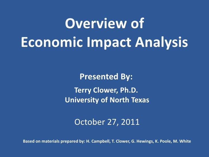 The Basics Of Economic Impact Analysis the-basics-of-economic-impact-analysis
