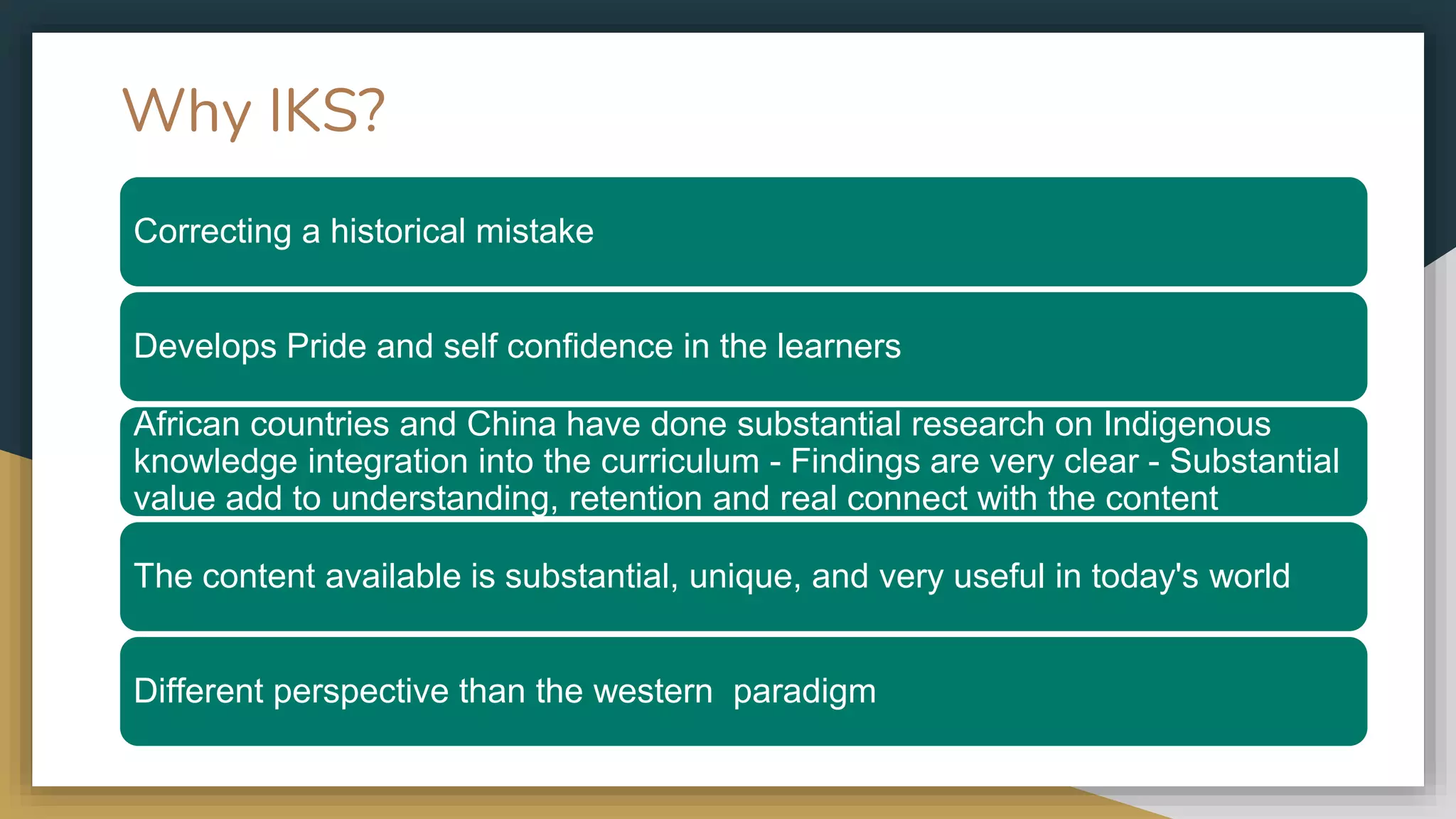 National Education Policy 2020 - Role of teachers in bringing IKS into ...