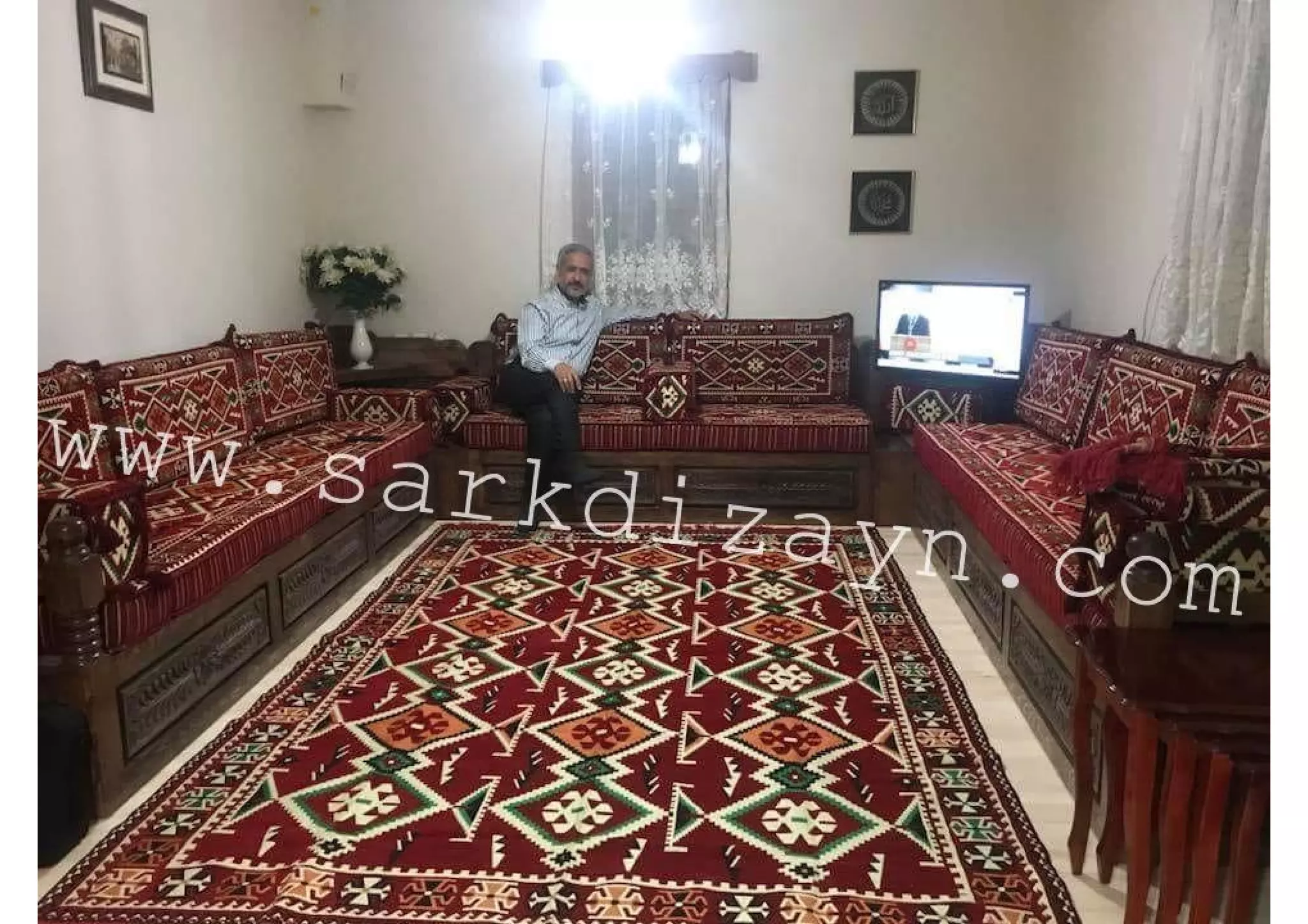 sark kosesi | sark odasi | sedari | majlis | turkish kilim corner sofa ...