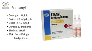 Pelayanan Sedasi di rumah sakit dan obat yang digunakan.pptx
