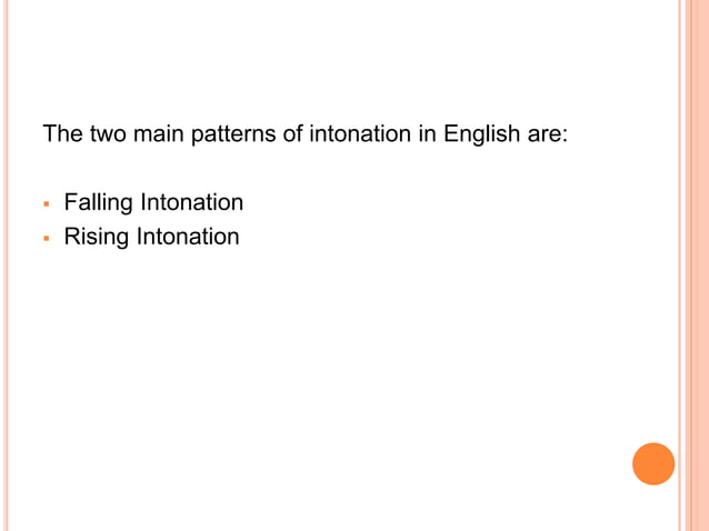 intonation | PPTX