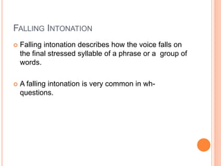 intonation | PPTX