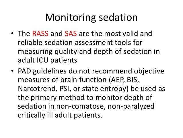 Sedation
