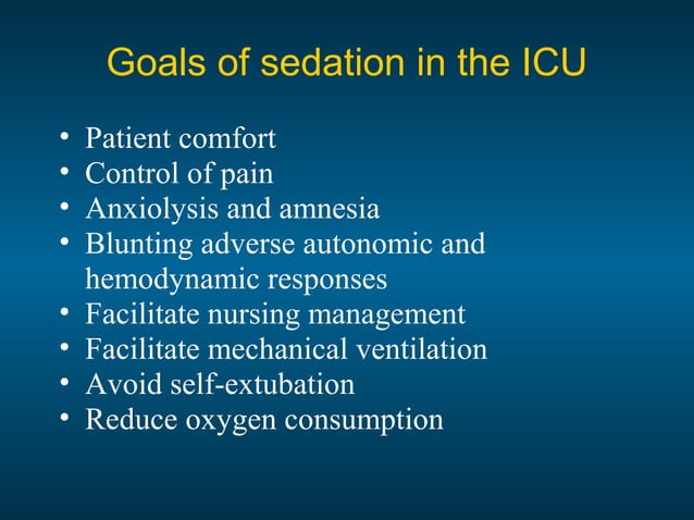 Sedation analgesia in icu | PPT | Pharmaceutical Drugs | Medical Health