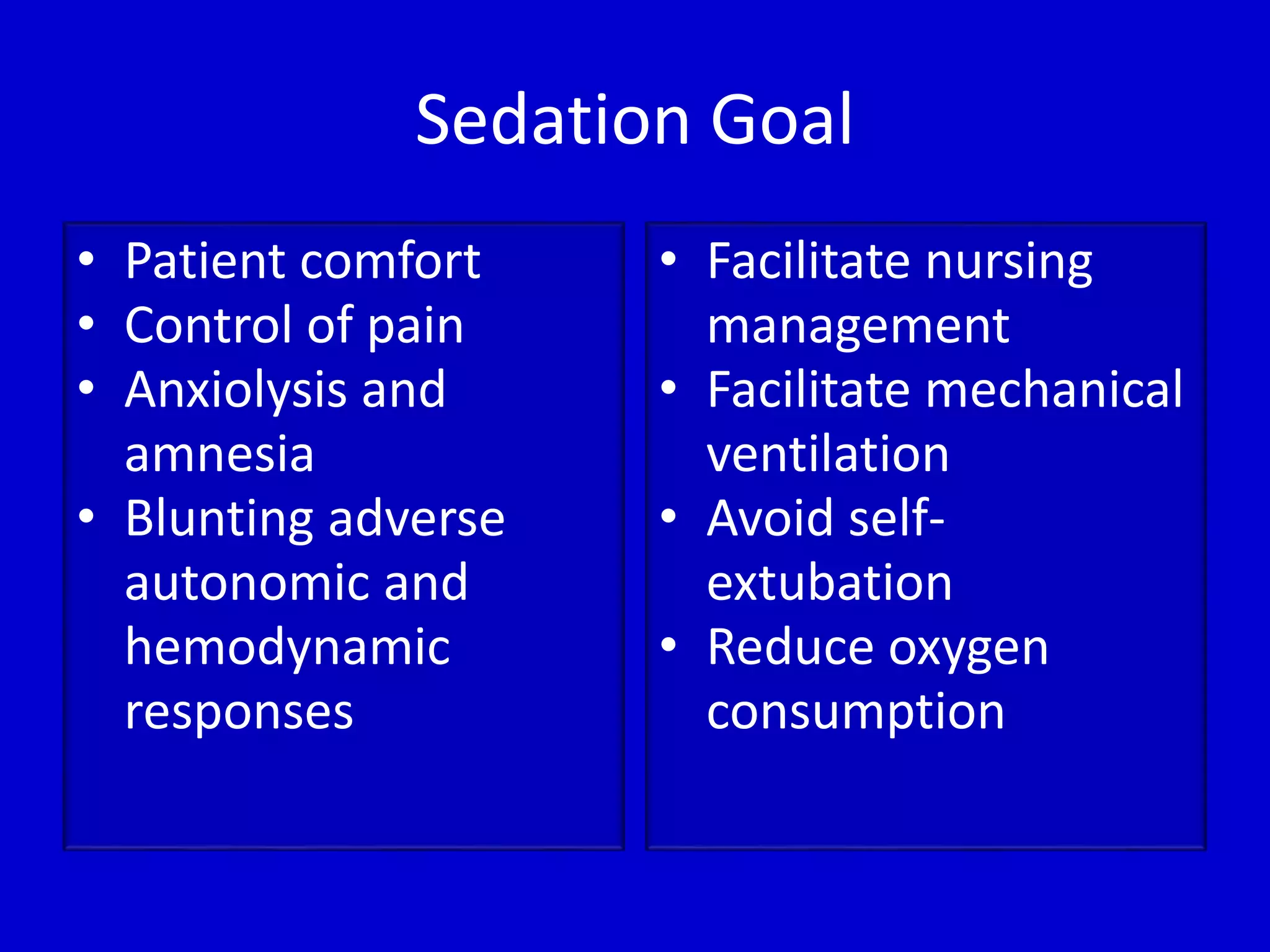 Sedation , analgesia & paralysis | PPTX
