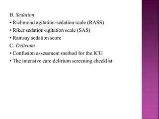 Sedation and analgesia | PPTX | First Aid | Injuries