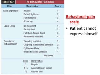 Sedation and analgesia | PPTX